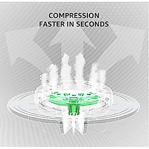 Vacuum Storage Bags, 8 Premium Bags XL, Patented Manual Compression No Pump or Vacuum Needed, Space Saver Tear Resistant Bags