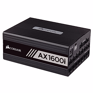 Corsair AXi Series, AX1600i, 1600 Watt, 80+ Titanium Certified, Fully Modular - Digital Power Supply (CP-9020087-NA)