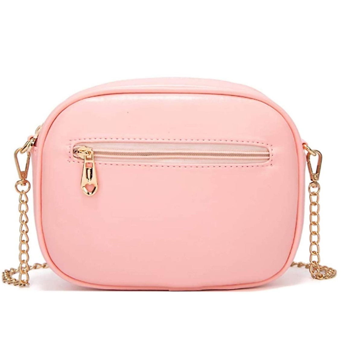H HANBELLA - A FASHION TRENDY COLLECTION. FOREVER. - Small Pink Crossbody Purse and Handbags for women and Teens - Cute Shoulder Messenger Bags Satchels with Gold Chain for Ladies and Girls
