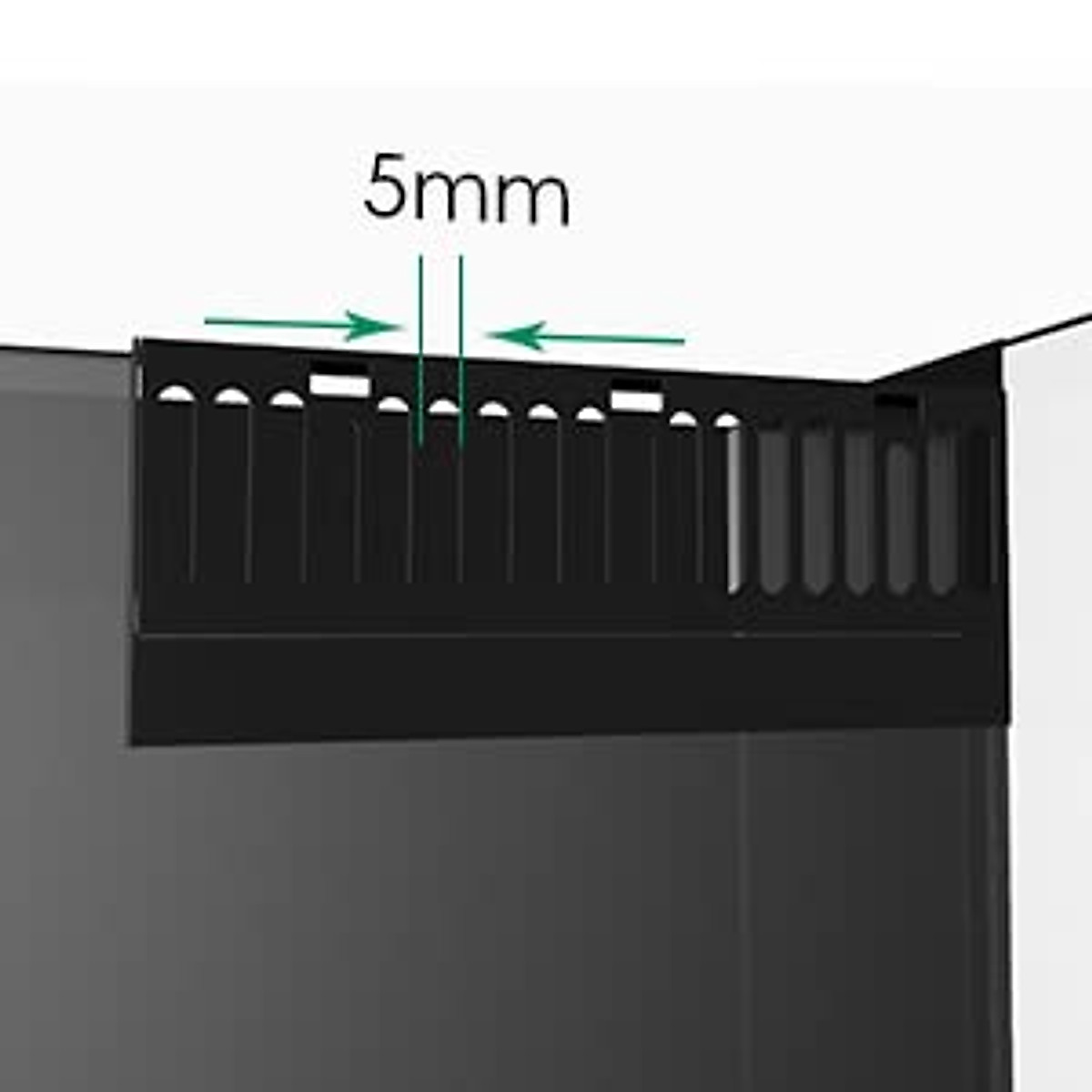 LANDEN 40C 11 Gallon Ultra Clear Glass Rimless Low Iron Aquarium Tank with Rear Filtration Chamber(Return Pump Included) for Salt and Fresh Water,15.8Wx15.8D×15.8H in(40x40x40cm) 6mm Thickness