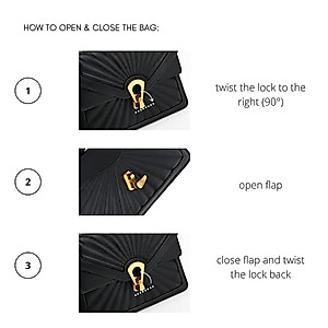 Scarleton Crossbody Bags for Women, Handbags for Women, Top Handle Satchel Purses for Women, Shoulder Bag Purse, H210001 - Black