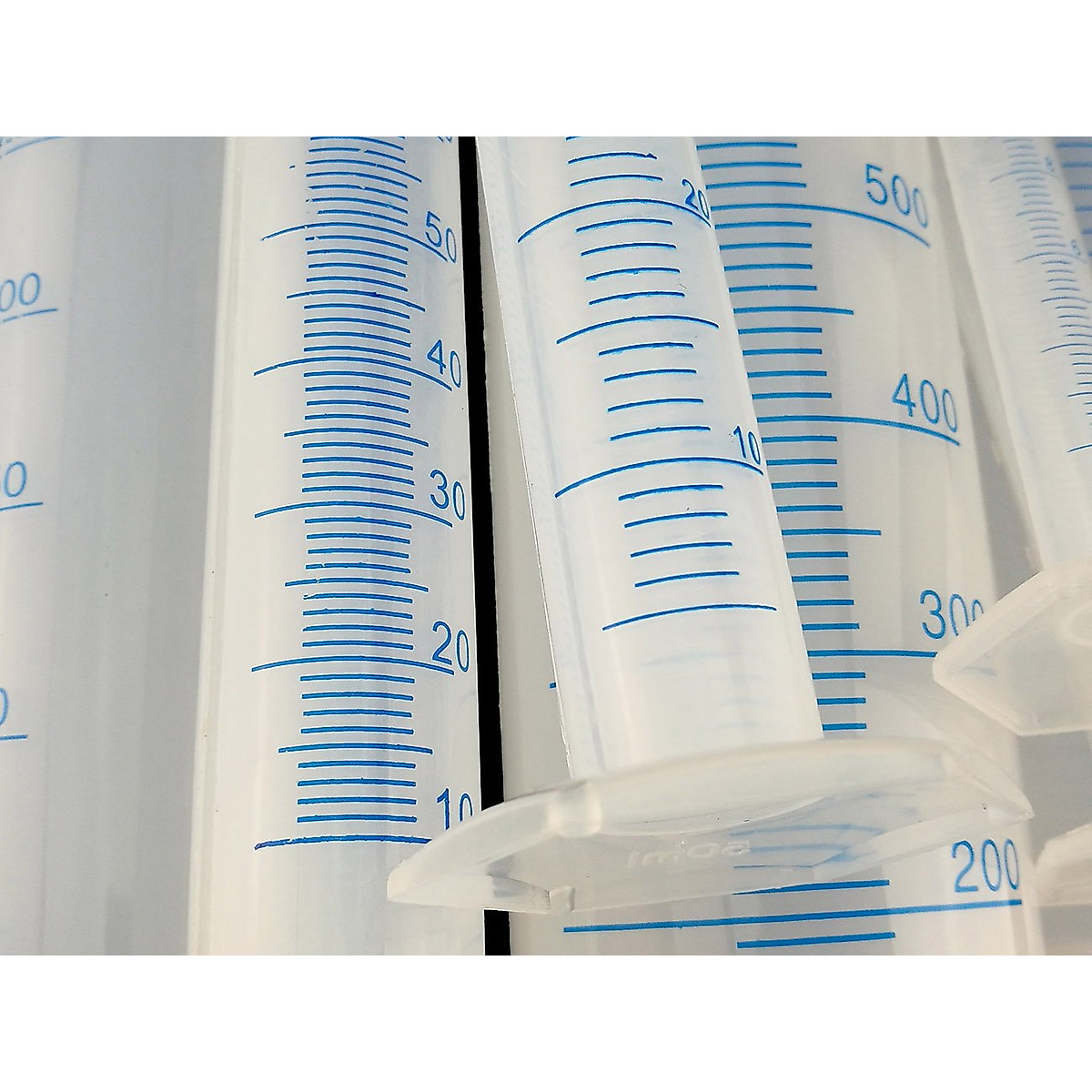 Plastic Transparent Blue Line Liquid Graduated Measuring Cylinder Lab Test Tube 10ml /25ml /50ml /100ml/ 250ml /500ml / 1000ml Pack Of 7