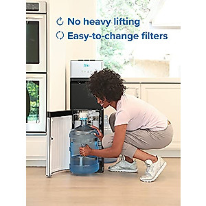 Brio 520 Series No Line Bottom-Loading Water-Cooler with Built-in 2 Stage Water-Filter