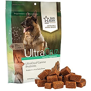 UltraCruz Canine Probiotic Supplement for Dogs, 120 Tasty Chews