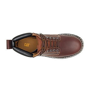 CAT Men's Second Shift Soft Toe Work Boot, Tan, 10.5