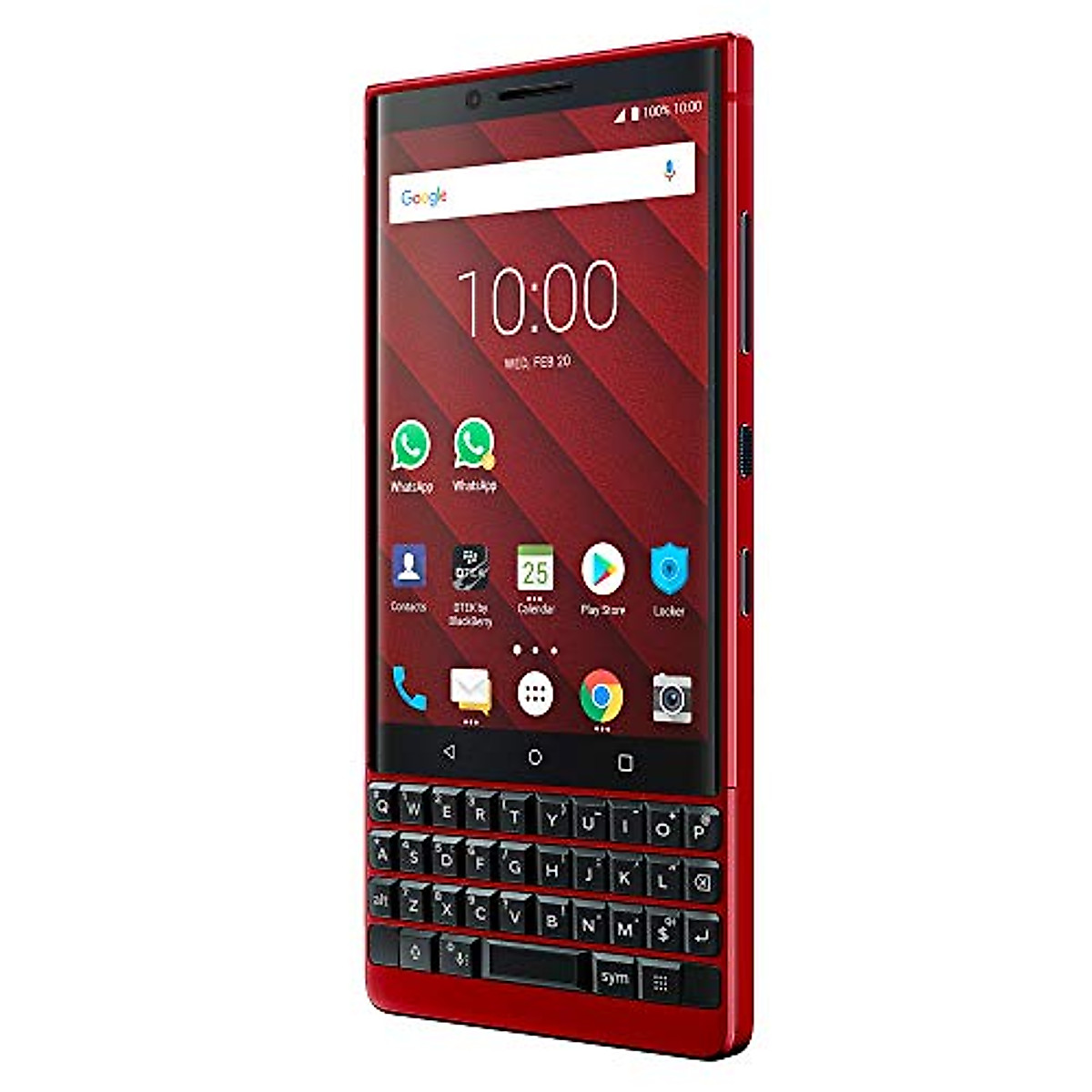 BlackBerry KEY2 Red Unlocked Android Smartphone (AT&T/T-Mobile) 4G LTE, 128GB