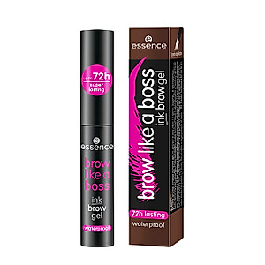 essence | Brow Like A Boss Brow Gel | Waterproof & Smudge Proof Tinted Brow Gel | Vegan & Cruelty Free, Paraben Free (02 | Brown)