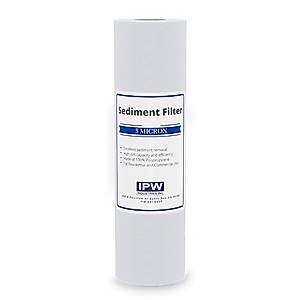 Replacement Filter Kit Compatible with Krystal Pure KR10 RO System - Includes Carbon Block Filters & Polypropylene Sediment Filter