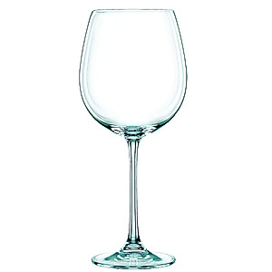Nachtmann Vivendi Collection, Red Wine Glasses, Set of 4, Made of Crystal Glass, Clear, Long Stem, Ideal for Cabernet, Burgundy, Pinot Noir, Bordeaux, Dishwasher Safe