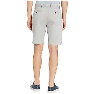 Tommy Hilfiger Men's Casual Stretch Chino Shorts, Drizzle, 33
