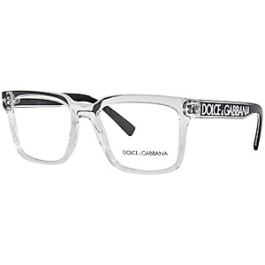 Dolce & Gabbana DG 5101 3133 Crystal Plastic Square Eyeglasses 50mm