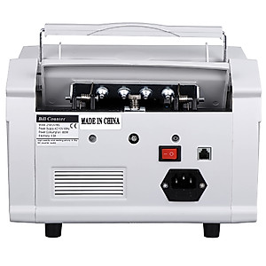 SUPER DEAL Automatic Money Bill Counter Detector Display Currency Cash Counter Bank Machine, Banknote UV and MG Counterfeit Bill Detection (#1)