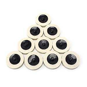 Rocaris 10 Pcs 2 in Buffing Polishing Wheel Pad