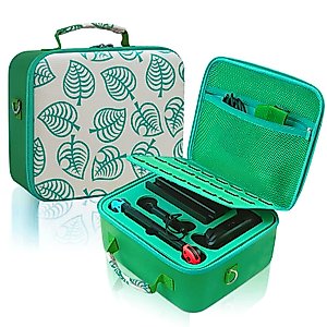 Carrying Case for Nintendo Switch,Portable Travel All Protective Hardshell Storage Case Compatible with Switch OLED Model for Switch Console, Pro Controller, Switch Dock with 21 Games Cards Slots