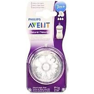 Philips Avent Natural Nipple Medium Flow - 4 Pack
