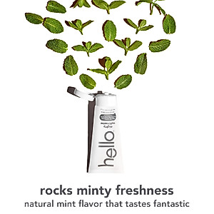 hello Mighty Multitasker Fluoride Toothpaste, 8-in-1 Toothpaste with Minty Flavor, Anticavity, Antigingivitis, Antisensitivity, Strengthens Enamel and Whitens, 2 Pack, 4.0 Oz Tubes