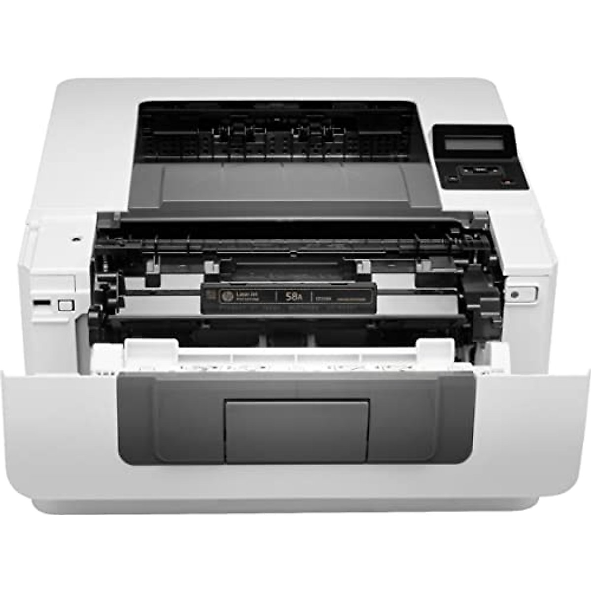 HP Laserjet Pro M404dn Wired Monochrome Laser Printer with Built-in Ethernet, White - Print only - 2-line LCD, 40 ppm, 1200 x 1200 dpi, Auto 2-Sided Printing, 8.5 x 14