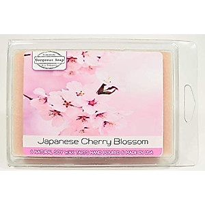Japanese Cherry Blossom Wax Tarts - Scented Wax Melts, Soy Wax Tarts, Natural Wax Melts, Handmade Soy Wax Tart, Candle Melts, Wax Tart Melts, Soy Wax Melts