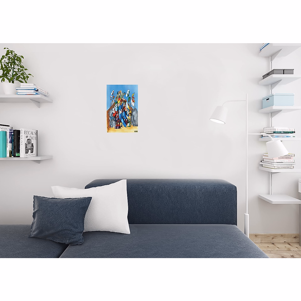 Poster Foundry Mega Man 2 Bosses Video Game Video Gamer Classic Retro Vintage 90s Gaming MegaMan Capcom Legacy Collection Megaman 11 Mega Man X Dr Wily Thick Paper Print Wall Art 8x12