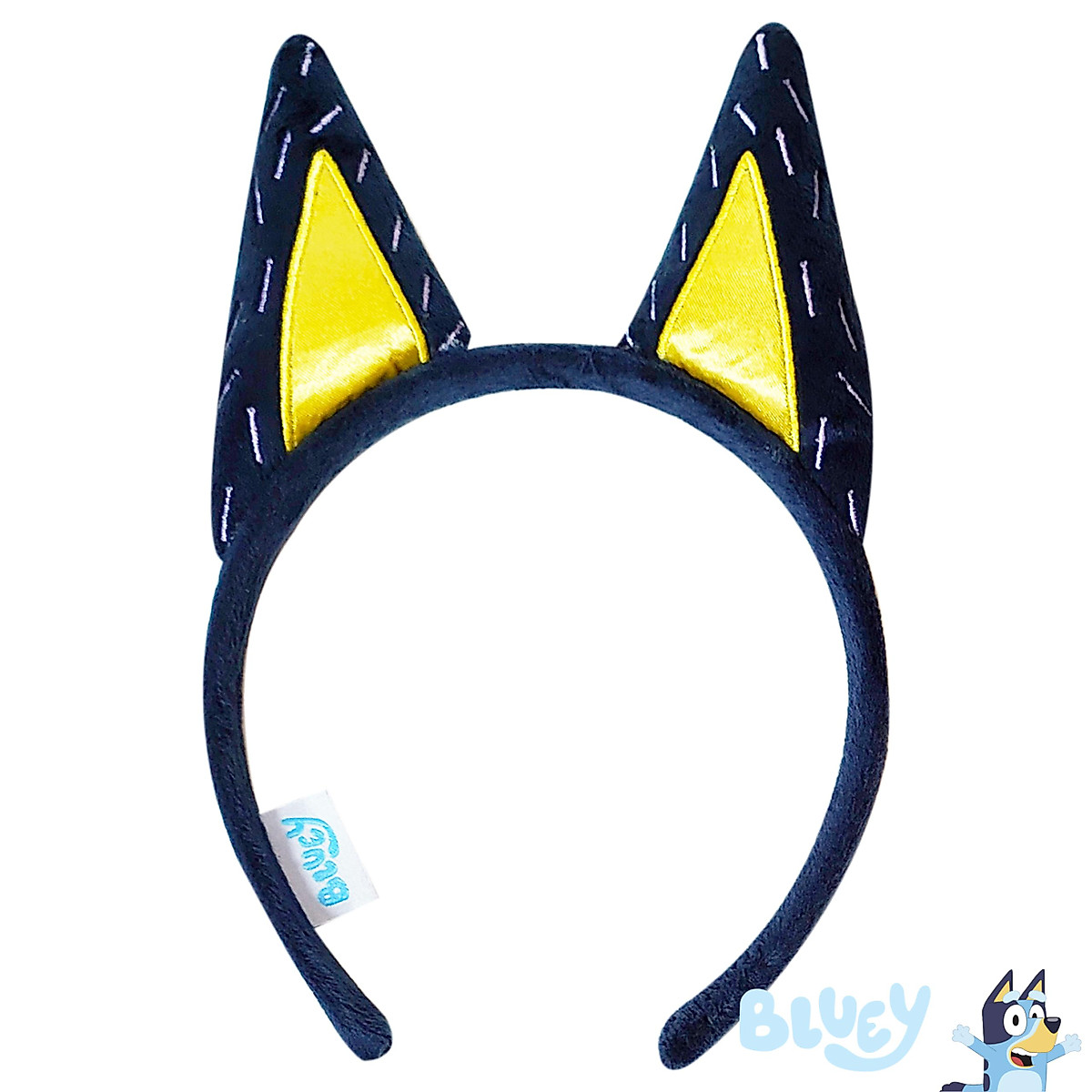 LUV HER Bluey Party Supplies - 4pc Animal Costume Ears Headband, Plush Soft Ears, Elastic Family Headbands for Halloween, Birthday, Play Day