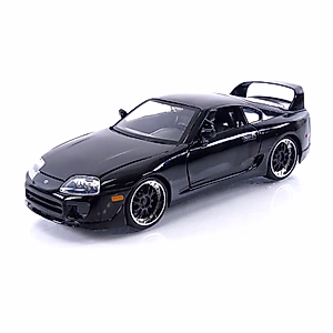 1995 Supra Black 1/24 Diecast Model Car by Jada 33380