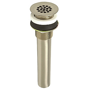 Mountain Plumbing 740CPB Lavatory Grid Drain without Overflow, Polished Chrome