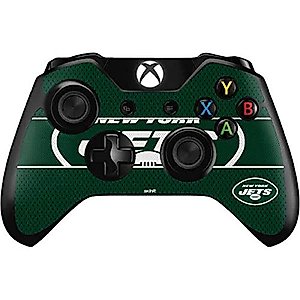 Skinit Decal Gaming Skin Compatible with Xbox One Controller - Officially Licensed NFL New York Jets Zone Block Design