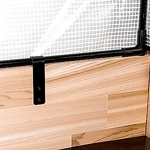 CedarCraft Greenhouse Cover 43" L x 22" W x 24" H, Provides Microclimate for Healthy Plants, Includes Frame & Cover, Planter NOT Included, Cover Only