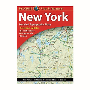 Delorme New York Atlas & Gazetteer (New York State Atlas & Gazetteer)