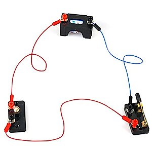 Baihuigo Connectors Wire:Used for Physics Laboratory,School Electronic Experimenting, Great for Demos Series or Parallel Teaching Basic Principles of Electricity & How a Simple Circuit Works.