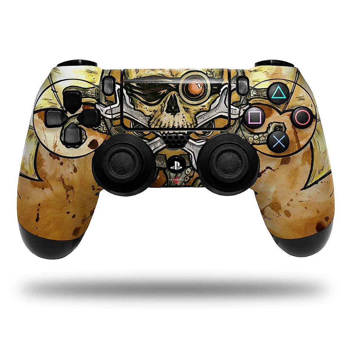 WraptorSkinz Vinyl Decal Skin Compatible with Sony PS4 Controller PlayStation 4 Original Slim and Pro Airship Pirate (Controller NOT Included)