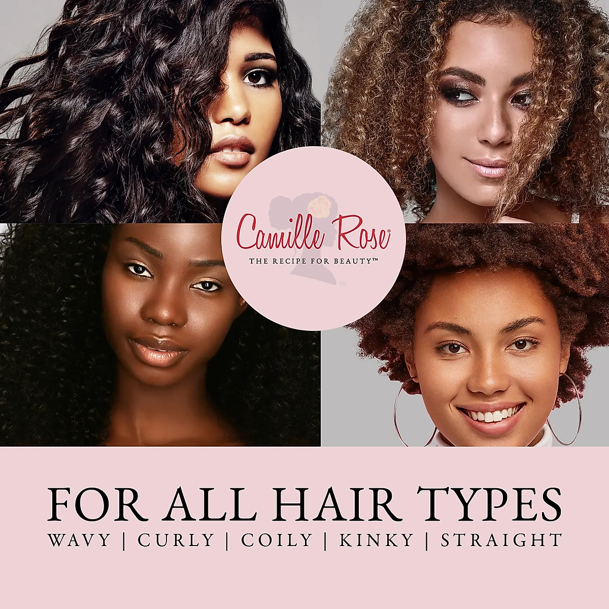 Camille Rose Clean Rinse Shampoo, with Honey and Peppermint to Moisturize and Clarify, for all Hair Types, 8 oz