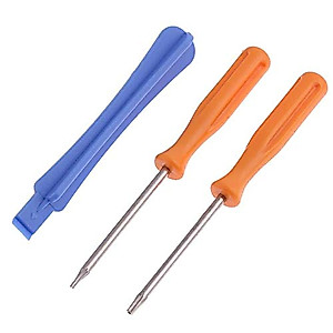 for Xbox One Elite Replacement Full Buttons Bumper Triggers T6 T8 Screwfor Xbox One Controller with 3.5mm Jack (Chrome Gold)