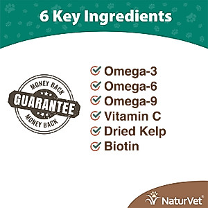 NaturVet Ultimate Skin and Coat Powder Plus Omega 3, 6 and 9 Supplement for Dogs and Cats, Powder, Made in The USA with Globally Source Ingredients 14 Ounce