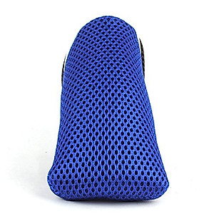 Craftsman Golf Blade Putter Head Cover Black Blue Mesh for Scotty Cameron Ping Callaway Odyssey Etc. (Black & Blue)