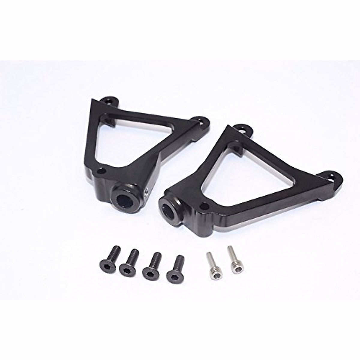 GPM For Vaterra K5 Blazer Ascender Upgrade Parts Aluminum Rear Shock Tower - 2Pcs Set Black