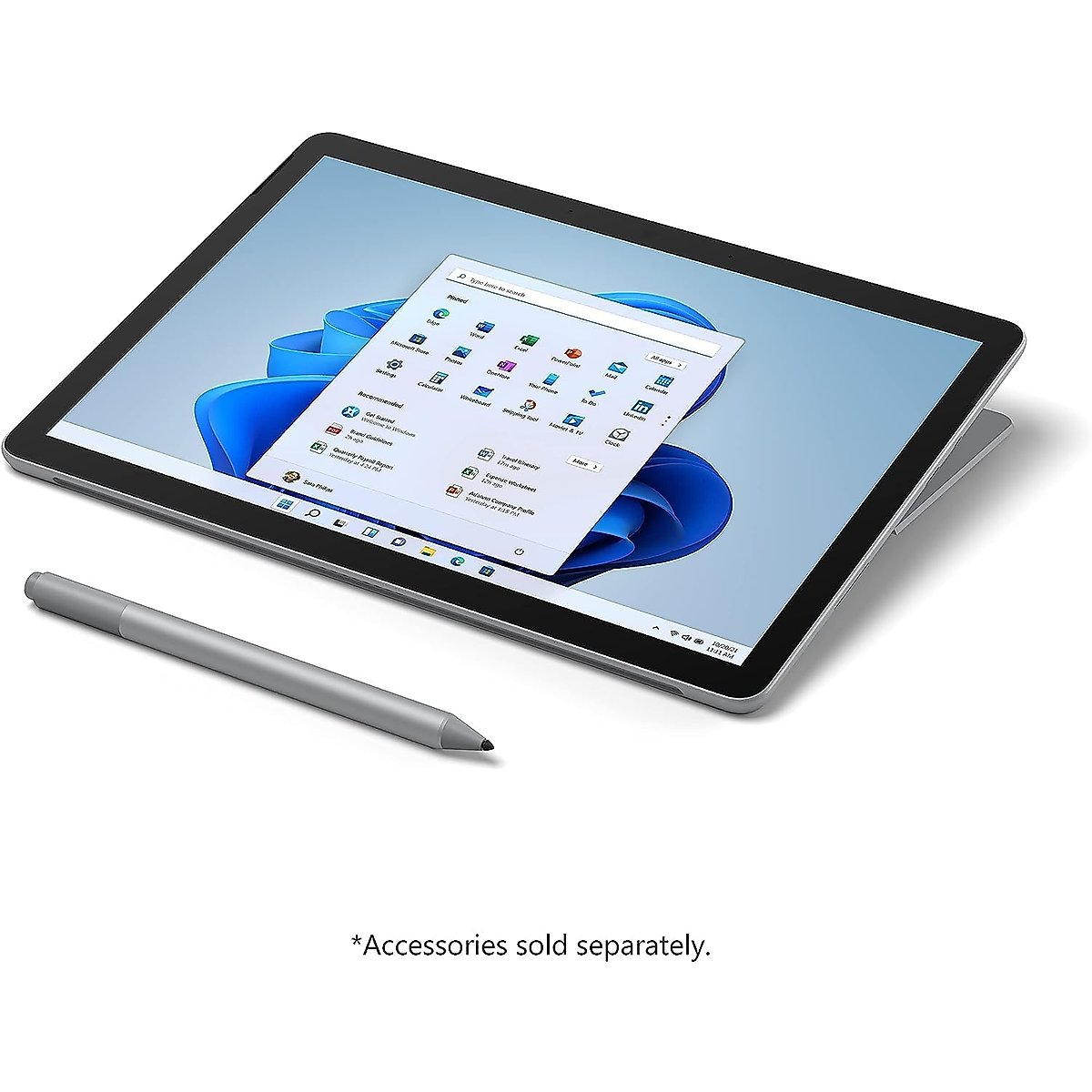 Microsoft Surface Go 3 10" Pixelsense Touchscreen Laptop Tablet, I3-10100Y, 8GB RAM, 128GB SSD, Intel UHD Graphics 615 with Dual-Core 10-Point Multi-Touch Windows 10 Pro, 8W6-00009 (Renewed)