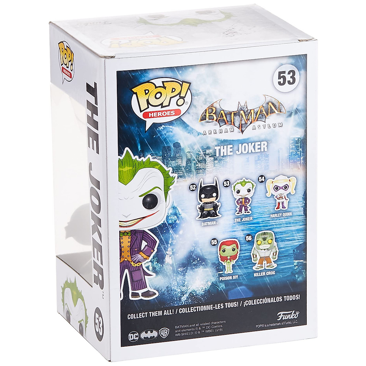 Funko , Multicolor,FK42336 DC POP! Heroes Vinyl Figure The Joker (Green Chrome) 9 cm