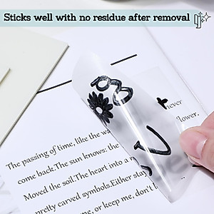 [1000 Sheets] Transparent Sticky Notes, 3x3 inch Clear Sticky Notes, Self-Adhesive Waterproof Translucent Sticky Notes for Annotation College School and Office Supplies