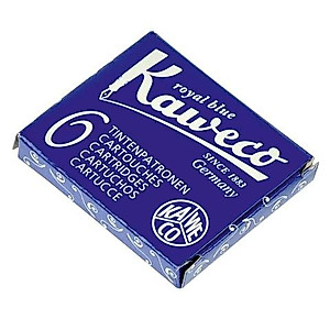 Kaweco Fountain Pen 30 ink cartridges short royal blue