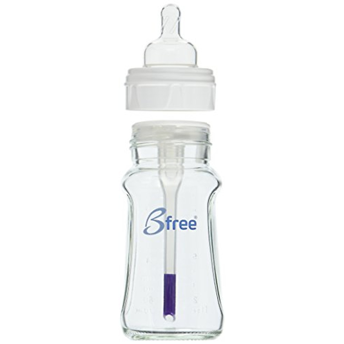 Bfree Borosilicate Super Glass BPA-Free Anti-Colic Baby Bottle (Borosilicate 8.8 fl.oz)