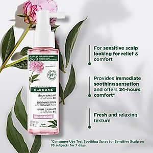 Klorane Soothing Scalp Serum with Peony, 3.4 fl. oz.
