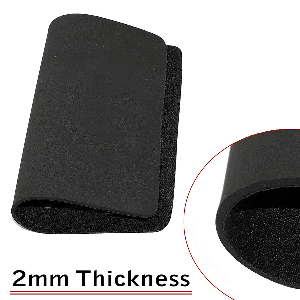 SaiTech IT 5 Pack 2mm Mouse Pad with Stitched Edges Non-Slip Rubber Base, Premium-Textured and Waterproof Mousepads Bulk, Mouse Pad for Computers, Laptop, Office & Home, 8.66 x 7.1 inch