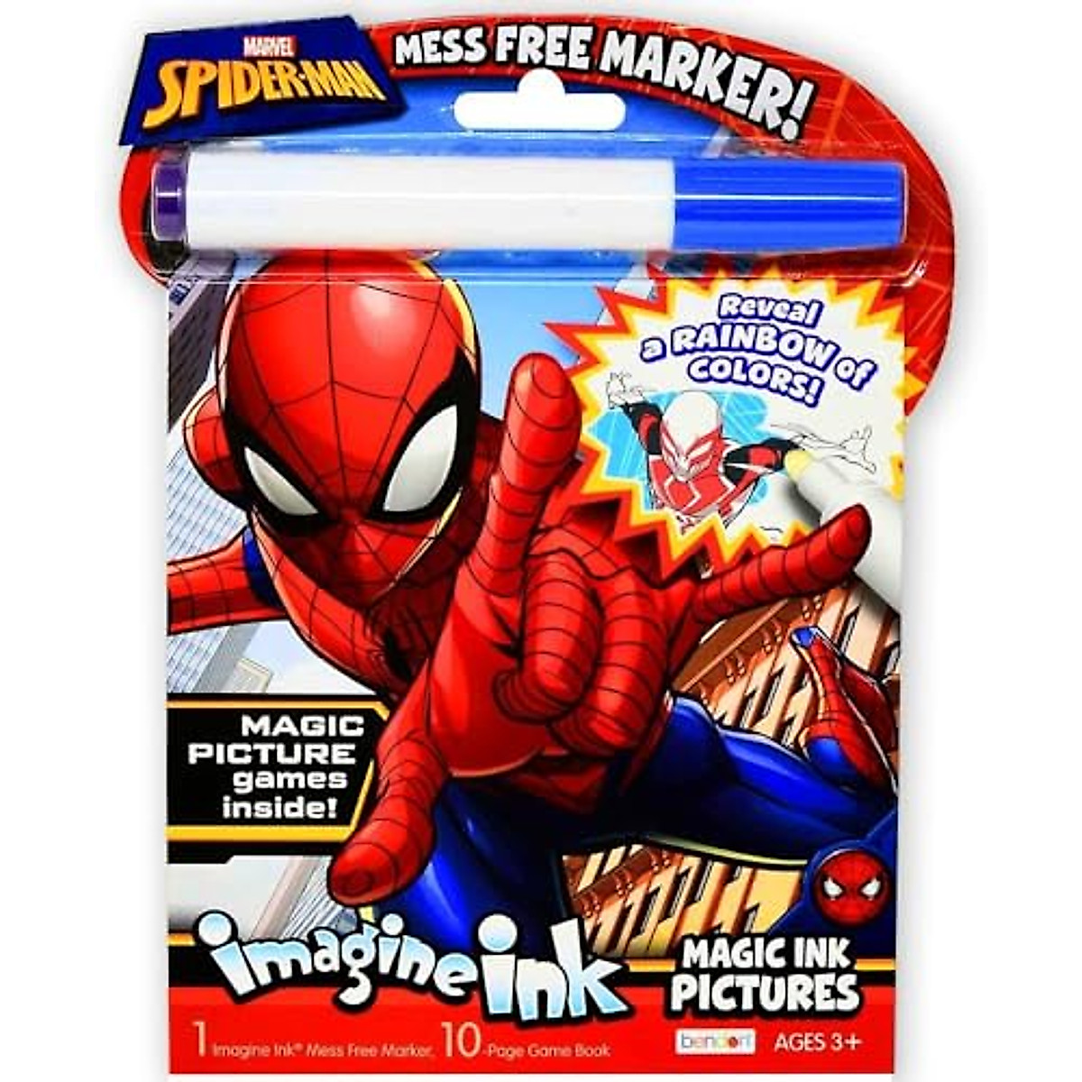 Bendon 41016 Imagine Ink Magic Ink Pictures (Ultimate Spider-Man)