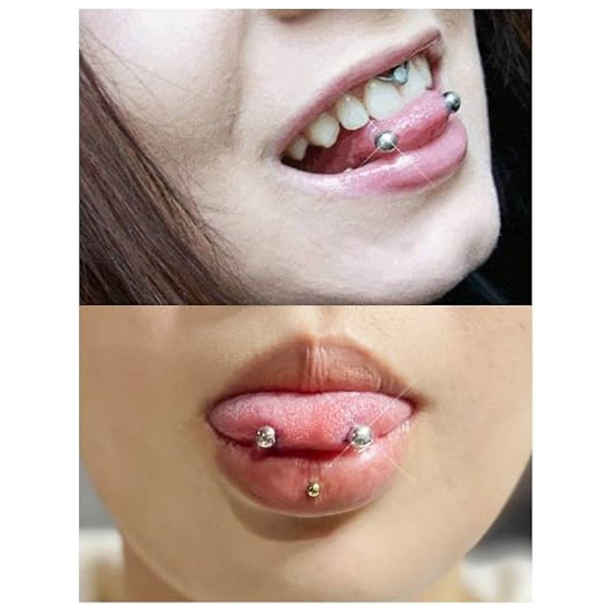 Prjndjw 14G Surgical Steel Nipple Rings Tongue Rings Cartilage Earring Straight Barbell Body Piercing Jewelry for Women Men Length 12MM 14MM 16MM 18MM 22MM BarBell Piercings