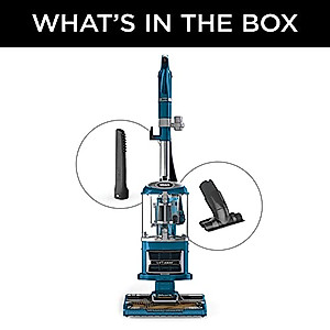 Shark ZU503AMZ Navigator Lift-Away Upright Vacuum with Self-Cleaning Brushroll, HEPA Filter, Swivel Steering, Upholstery Tool & Pet Crevice Tool, Perfect for Pets & Multi-Surface Cleaning, Teal