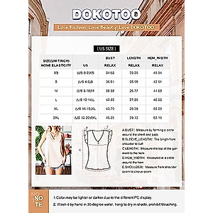 Dokotoo Black Tank Top Women 2023 V Neck Satin Long Flowy Womens Tank Tops Loose Fit Silk Dressy Camisole Black Medium
