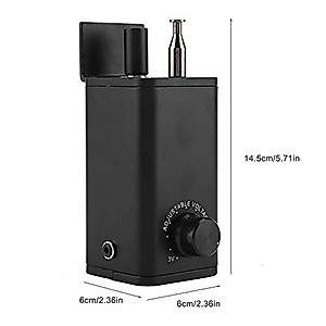 Barbecue Motor, DC 3-12V Output Adjustable BBQ Roast Rotisserie Grill Motor Rotator Barbecue Tool BBQ Rotisserie Motor Kit(US Plug)