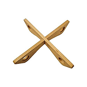ZhenSanHuan Wood Trivet Reversible Pot Holder Detachable