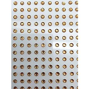 150 PCS GOLD Face Gems Adhesive Glitter Jewel Tattoo Sticker Festival Rave Party Body Make Up - Z1KAZ08GOL